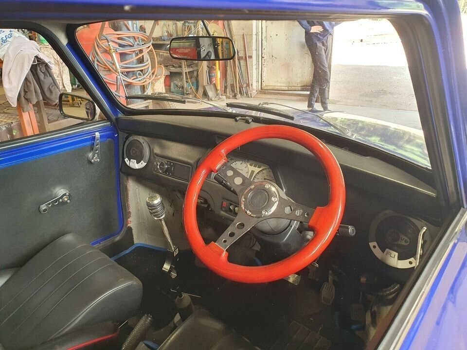 Classic Mini with Honda D16 twin cam conversion - MINI Trader